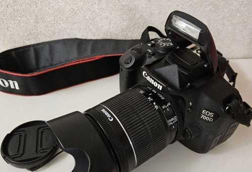 Зеркальный фотоаппарат Canon eos 700d