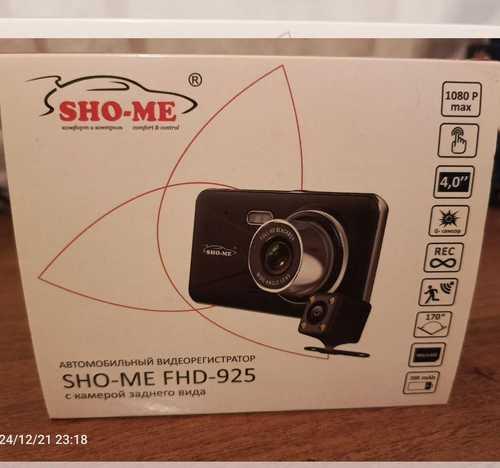 Видеорегистратор Sho-Me FHD-925, черный