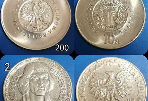 Монеты Польши 10 злотых