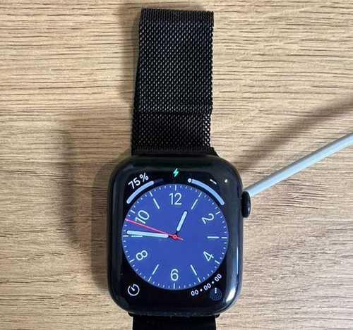 Часы Apple watch 8 45 mm темная ночь