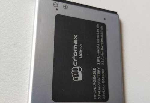 Аккумулятор для Micromax Q415