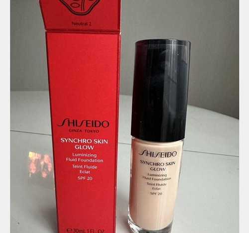 Тональный крем shiseido synchro skin glow