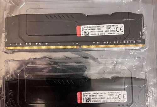 Оперативная память Kingston DDR4 16Gb (2x8Gb)