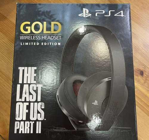 Наушники Sony PS4(PS5) Gold limited Edition