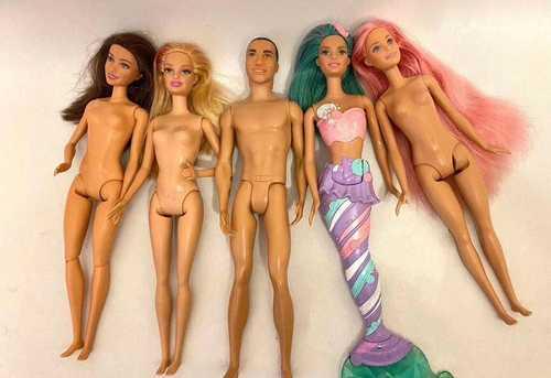 Куклы Barbie и Ken, лот 5 шт