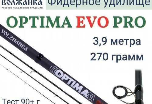Фидер Volzhanka Optima Evo Pro 3.9м. 90+ гр