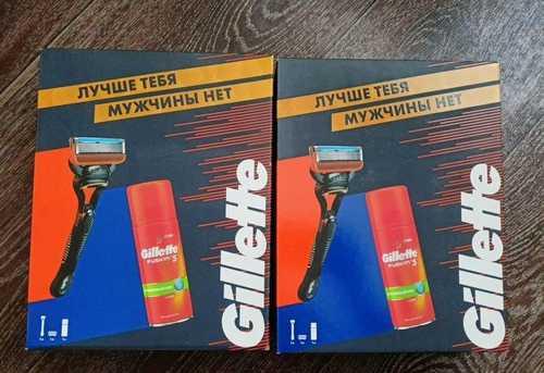 Набор бритва + гель для бритья gillette