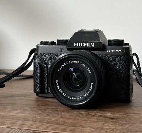 Фотоаппарат беззеркальный fujifilm xt100 kit