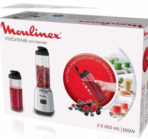 Стационарный блендер Moulinex Mix & Move LM15FD10