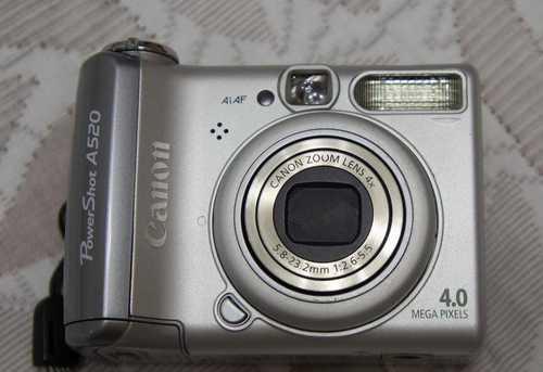 Фотоаппарат Canon Power Shot A520