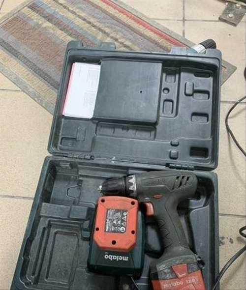 Шуруповерт metabo 12v 1,7Ah