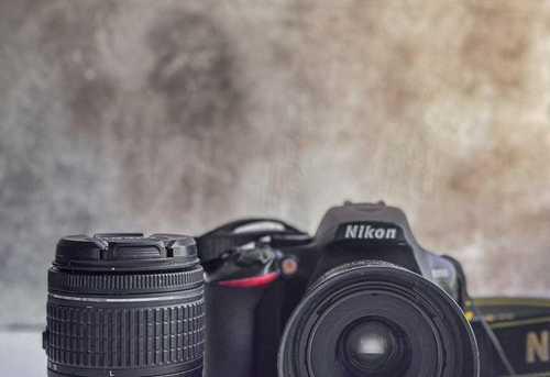 Nikon D3500 kit + fix 35mm
