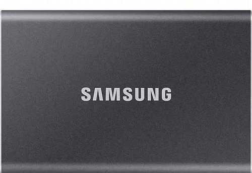 Внешний SSD Samsung T7, USB 3.2, 500 гб, серый