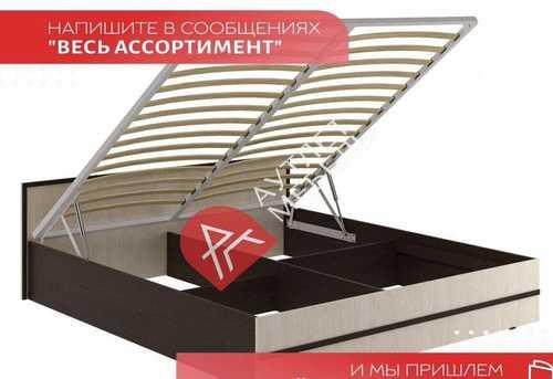 Кровать двухспальная с подъемным механизмом