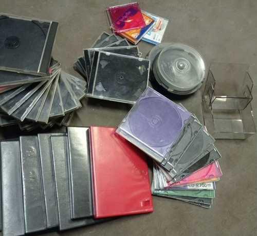 Коробки для dvd и CD дисков, диски