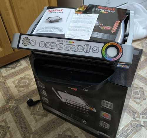 Гриль tefal optigrill  