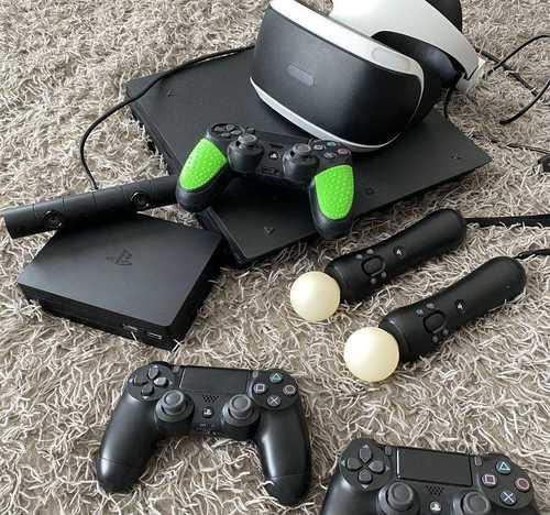 Ps4 pro 1 tb и vr очки