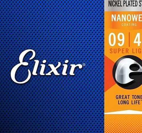 Струны Elixir 12002 NanoWeb Super Light 9-42