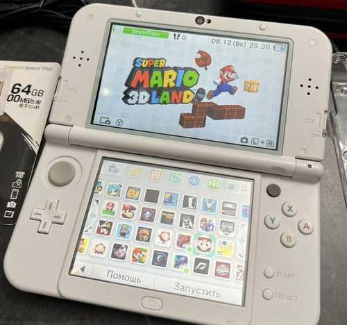 New nintendo 3ds XL ips up прошита много игр