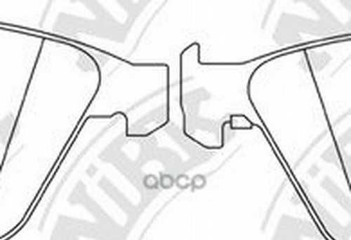 Колодки тормозные дисковые BMW 5 2.5 2005 - 201