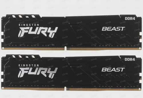 Оперативная память Kingston fury Beast Black