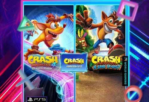 Crash Bandicoot - набор Quadrilogy PS4 & PS5