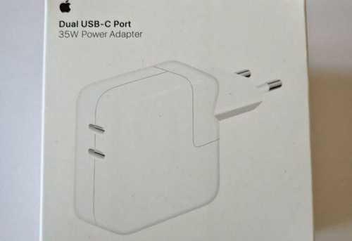 Адаптер Apple Dual USB-C Power Adapter 35 Вт