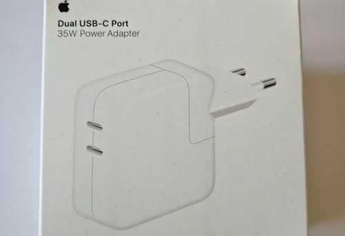 Адаптер Apple Dual USB-C Power Adapter 35 Вт