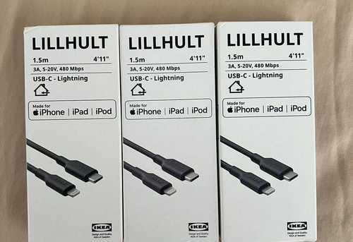 Зарядка на iPhone кабель IKEA lillhult lightning