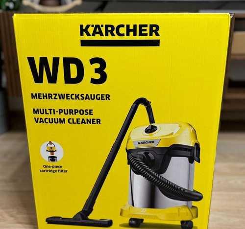 Пылесос karcher WD 3 S V-17/4/20