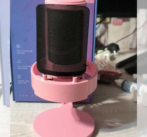 Микрофон Fifine A8 розовый
