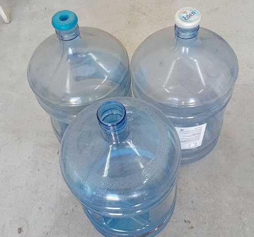 Бутыли с поликарбоната 19 литров