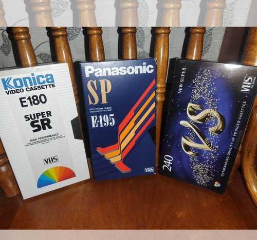 Видеокассеты VHS для перезаписи (180 и 240)