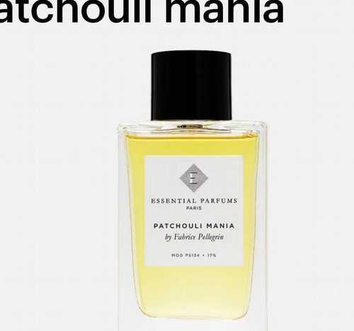 Духи essential parfums Patchouli mania