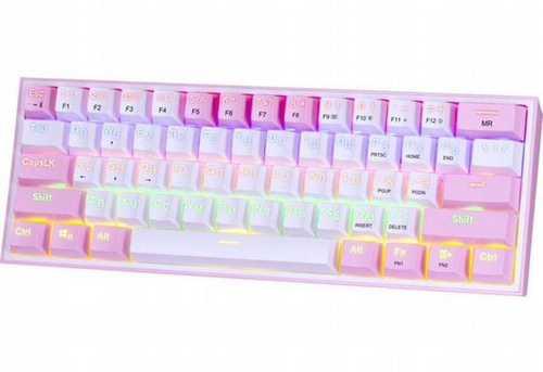 Клавиатура Redragon Fizz белый, розовый