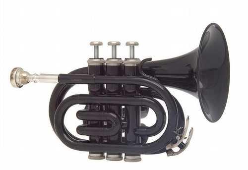 JP159B Труба Bb компактная, черная, лаковое покрыт
