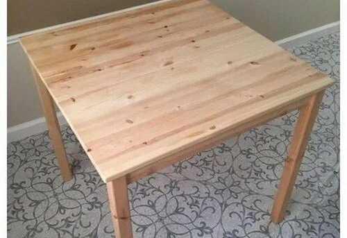 Деревянный стол икеа