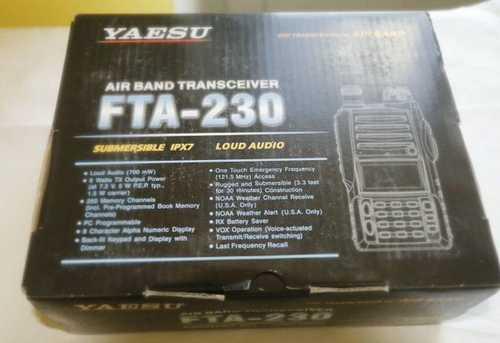 Радиостанция авиационного диапазона yaesu FTA-230