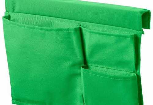 Стиккат Карман для кровати икеа, зеленый, 39x30 см