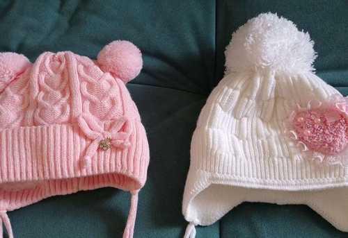 Новые теплые шапочки для девочки