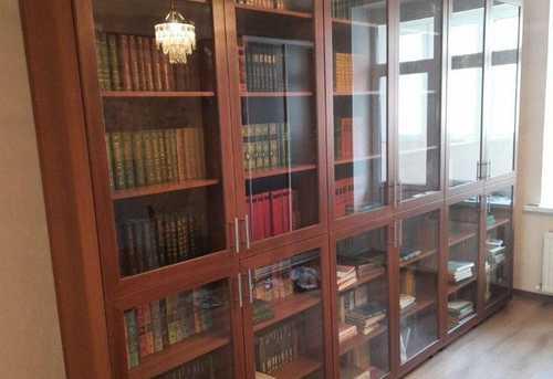 Стеклянный книжный шкаф