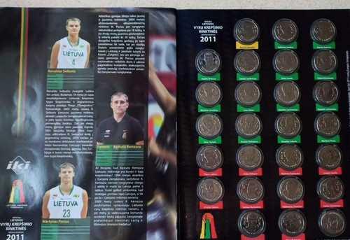 Набор коллекционных жетонов Евробаскет 2011