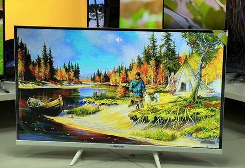 Новый белый SMART TV 32" Sunwind SUN-LED32XS311