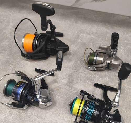 Катушки Daiwa, Shimano, Tubertini, Kaida