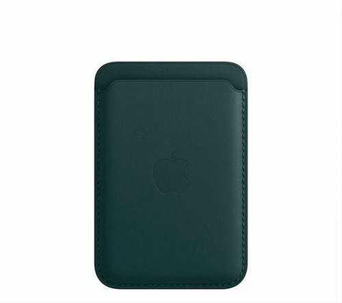 Кардхолдер для iPhone Leather Wallet, зелёный
