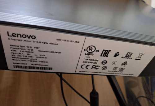 Моноблок lenovo a340 24igm