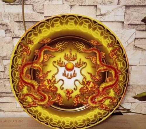 Настенная тарелка китайский фарфор