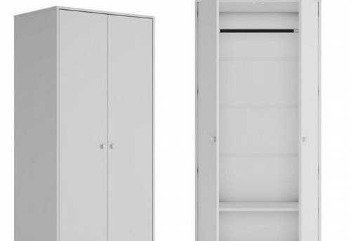 Новый невысокий белый шкаф 81*176 см