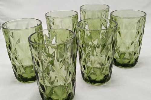 Набор из 6-ти стаканов 340мл Goreous зеленый