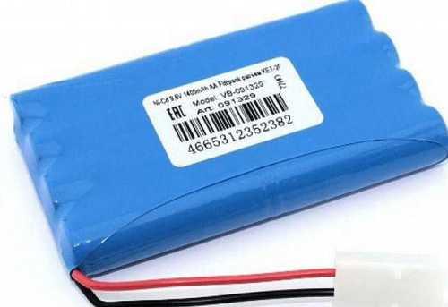 Аккумулятор Ni-Cd 9,6V 1400mAh AA Flatpack разъем